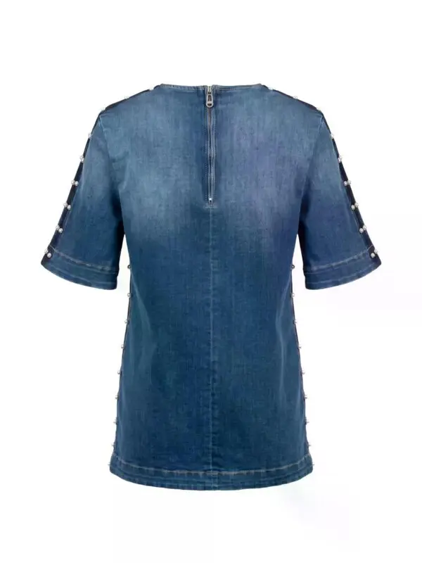 TRUSSARDI Stud-embellished V-neck Blouse