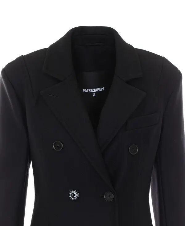 Patrizia Pepe Double-breasted Maxi Coat