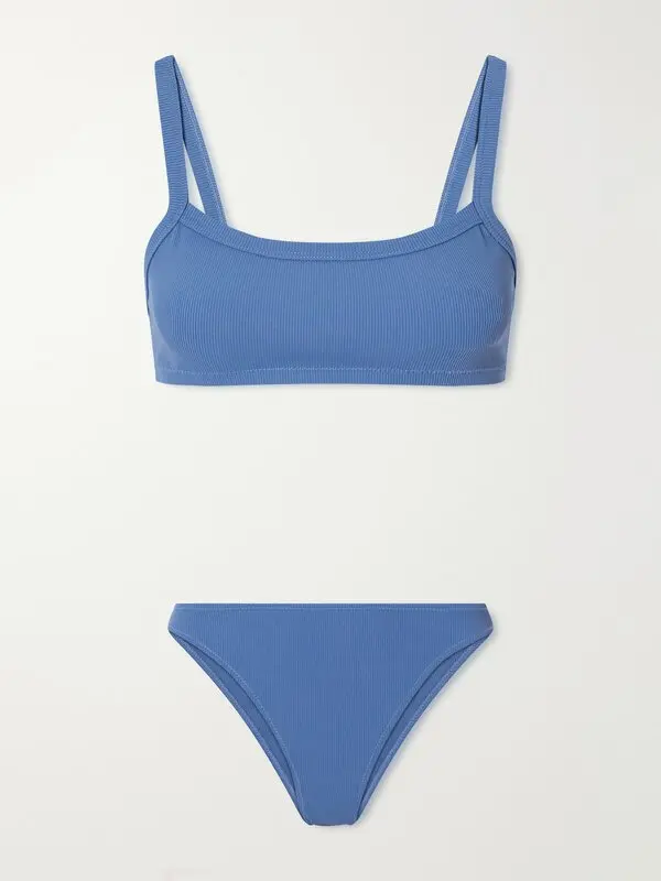 LIDO Undici Ribbed Bikini - Blue