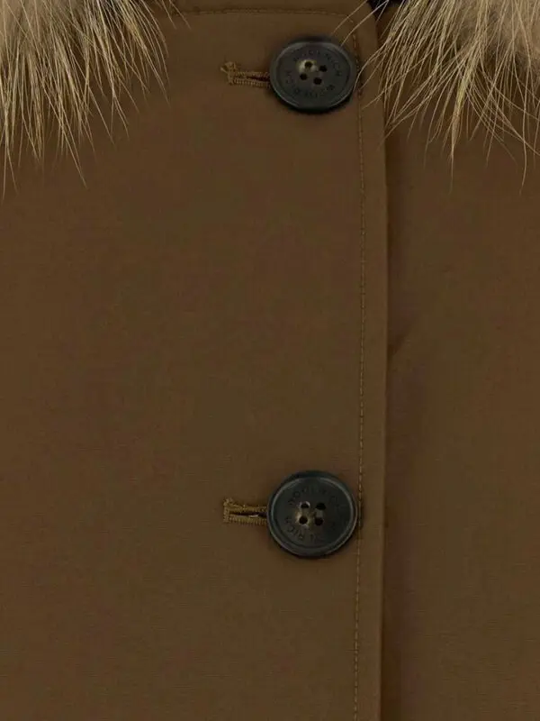 Woolrich Arctic Fur-trim Down Jacket