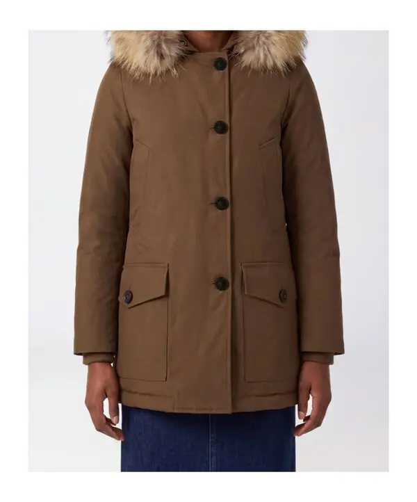 Woolrich Arctic Fur-trim Down Jacket