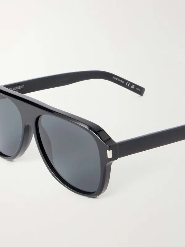 Saint Laurent Sl 970 Aviator-style Acetate Sunglasses