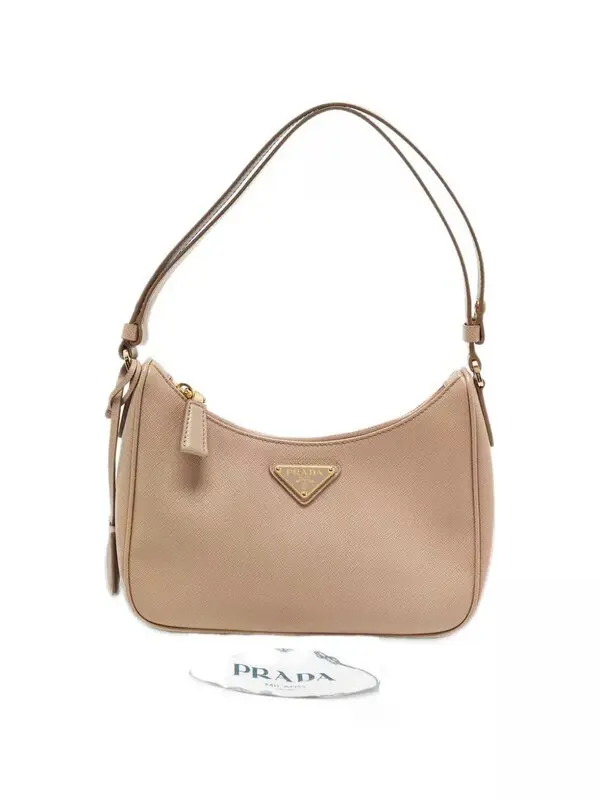 Prada Re-edition Saffiano Lux Shoulder Bag