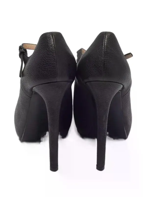 Bottega Veneta Mary Jane Platform Leather Pumps