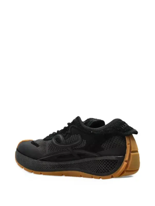 Loewe Pogo Sneakers In Technical Knit And Suede