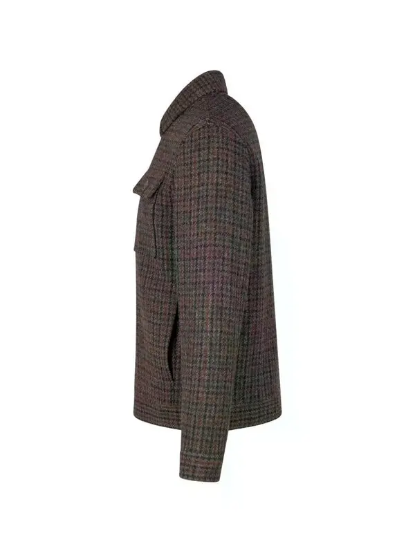 WALKERS Check-pattern Button-up Jacket