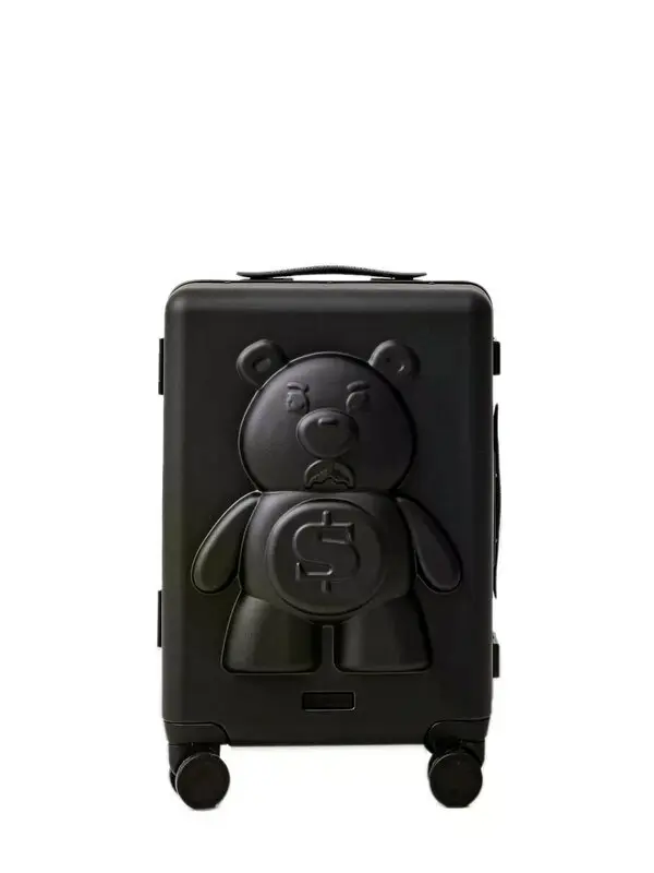 SPRAYGROUND Money Bear Mogul Suitcase - Black