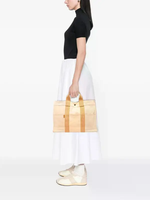 Hermès 1990-2000 Canvas Fourre Tout Mm Tote Bag