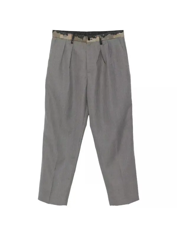 NINE:INTHE:MORNING Pleated Tapered Trousers