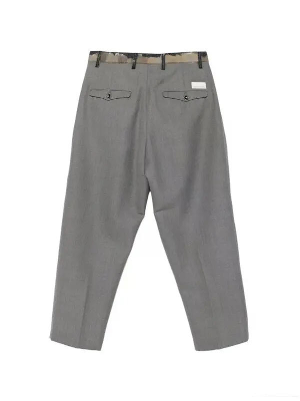 NINE:INTHE:MORNING Pleated Tapered Trousers