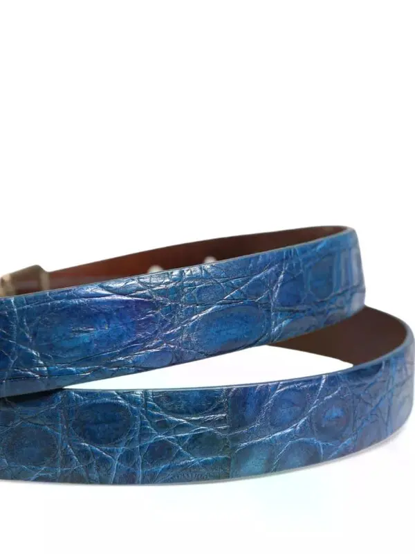 Dolce & Gabbana Croc-effect Leather Belt