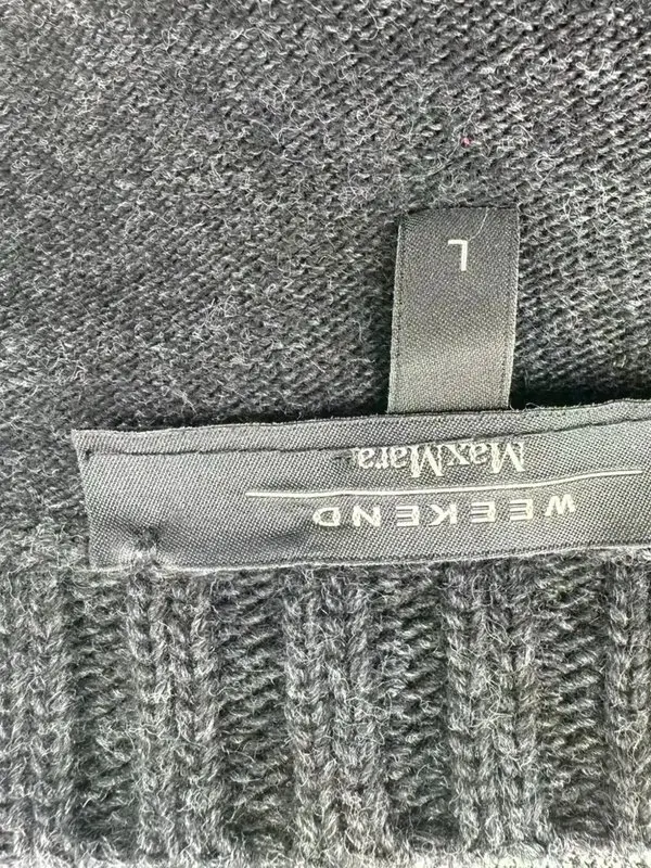 Max Mara Cable-knit Scoop Neck Dress