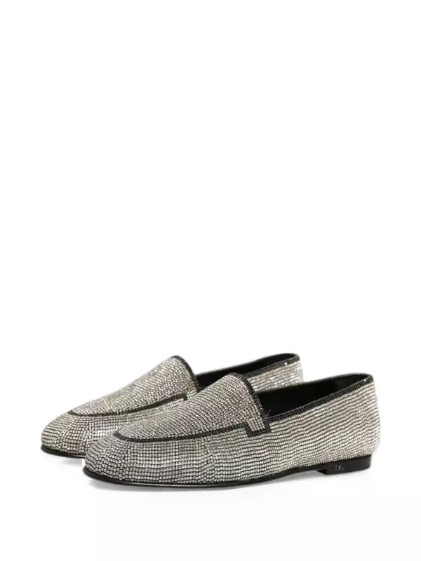 Dolce & Gabbana Crystal-embellished Loafers