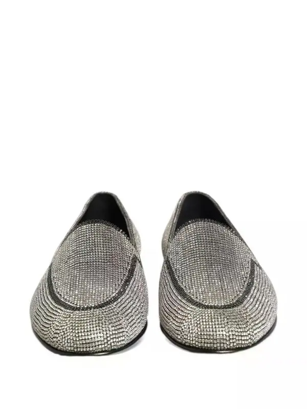 Dolce & Gabbana Crystal-embellished Loafers