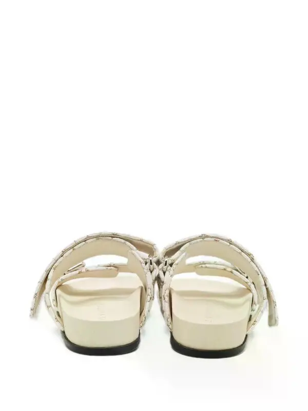 LOUIS VUITTON Bom Dia Buckle Sandals