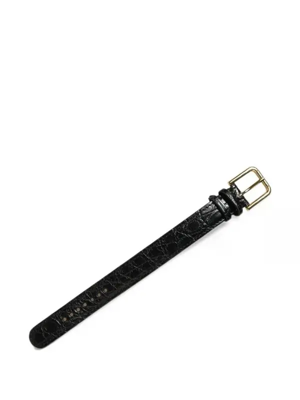 Dolce & Gabbana Croc-effect Buckle Bracelet