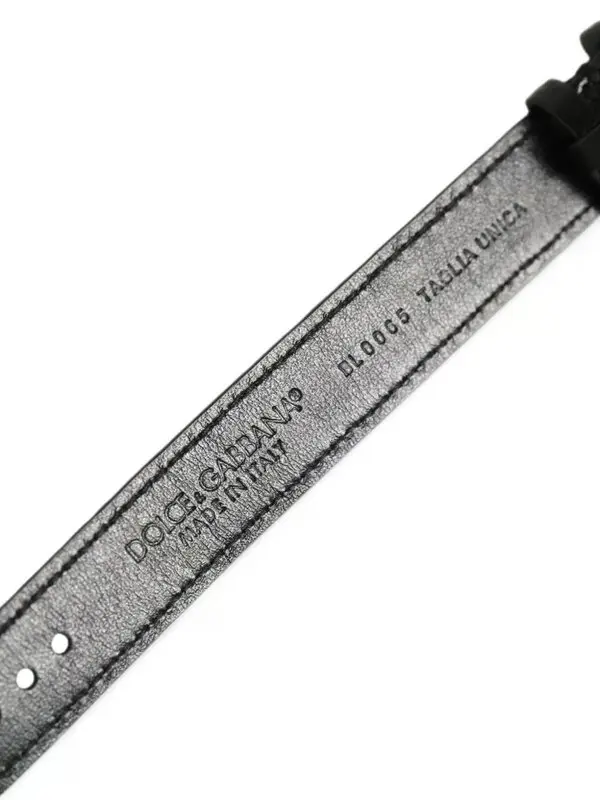 Dolce & Gabbana Croc-effect Buckle Bracelet