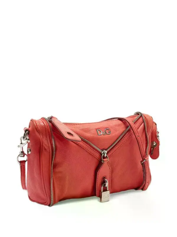 Dolce & Gabbana Vilma Leather Shoulder Bag - Red