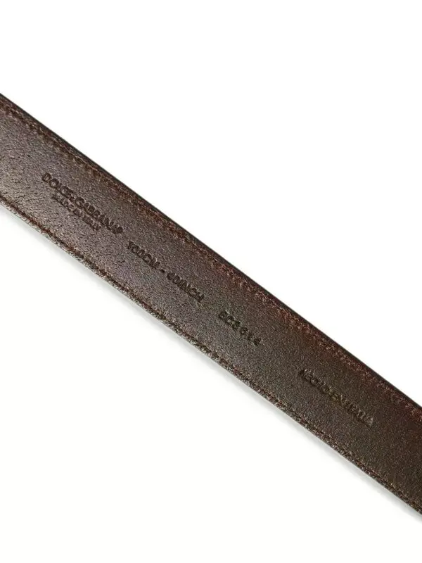 Dolce & Gabbana Buckle-fastening Leather Belt