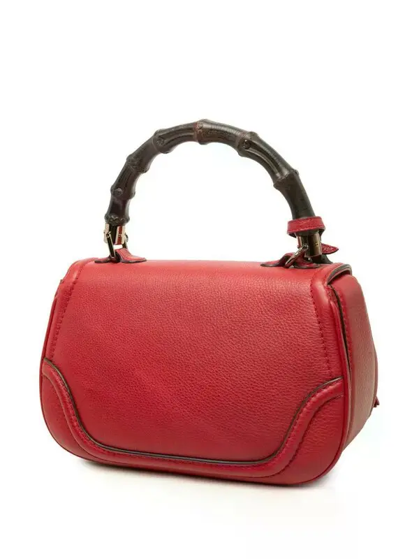 Gucci 2000-2015 Medium Calfskin New Bamboo Satchel