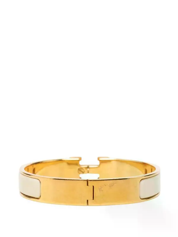 Hermès 2012-2026 Narrow Enamel Clic H Bracelet Pm Costume Bracelet