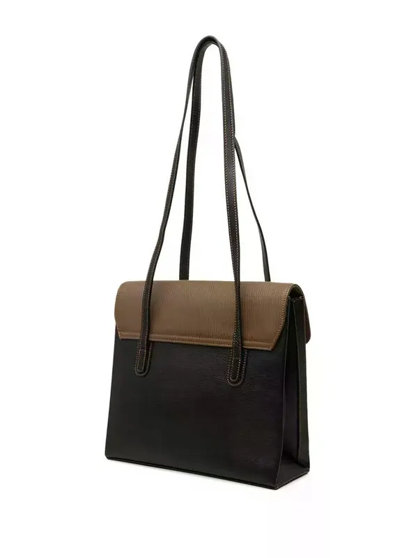 Loewe 20th Century Bicolor Leather Velazquez Twist Shoulder Bag