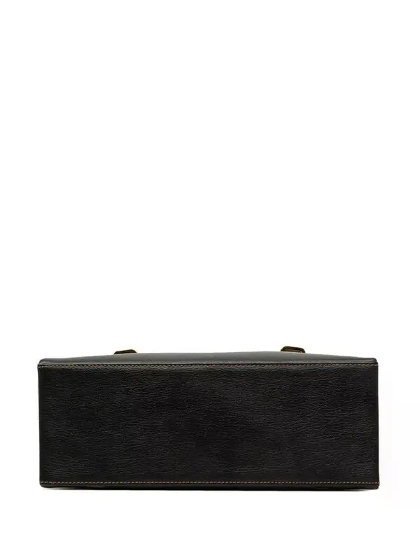 Loewe 20th Century Bicolor Leather Velazquez Twist Shoulder Bag