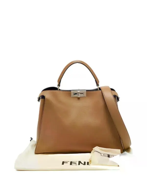 Fendi Peekaboo Essentially Top Tote Bag