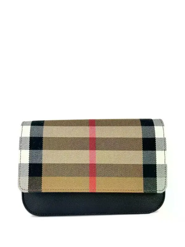 Burberry Small Madison Check Cross Body Bag
