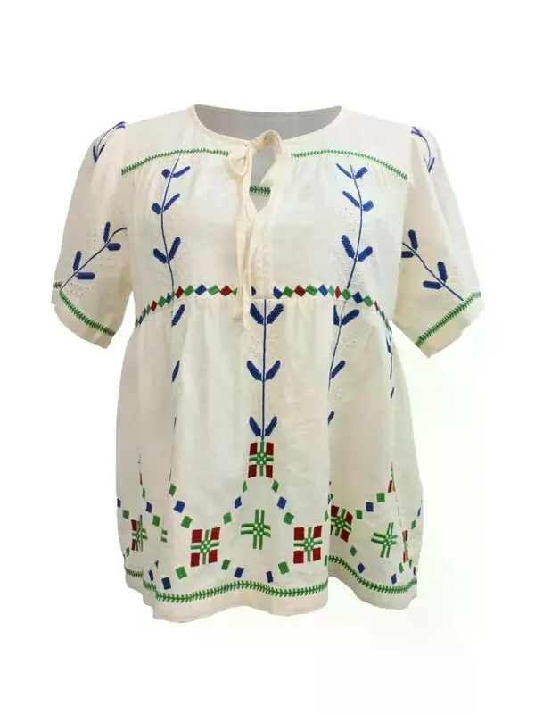 Ba&sh Kimber Embroidered Blouse