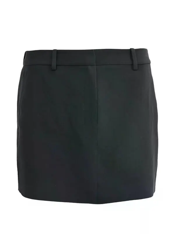 Theory Mini Trouser Skirt - Black