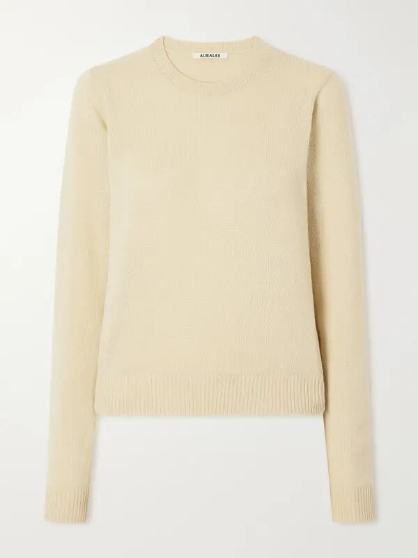 Auralee Cashmere Sweater - Neutrals