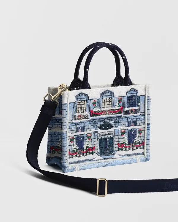 Dior Mini Book Tote With Strap