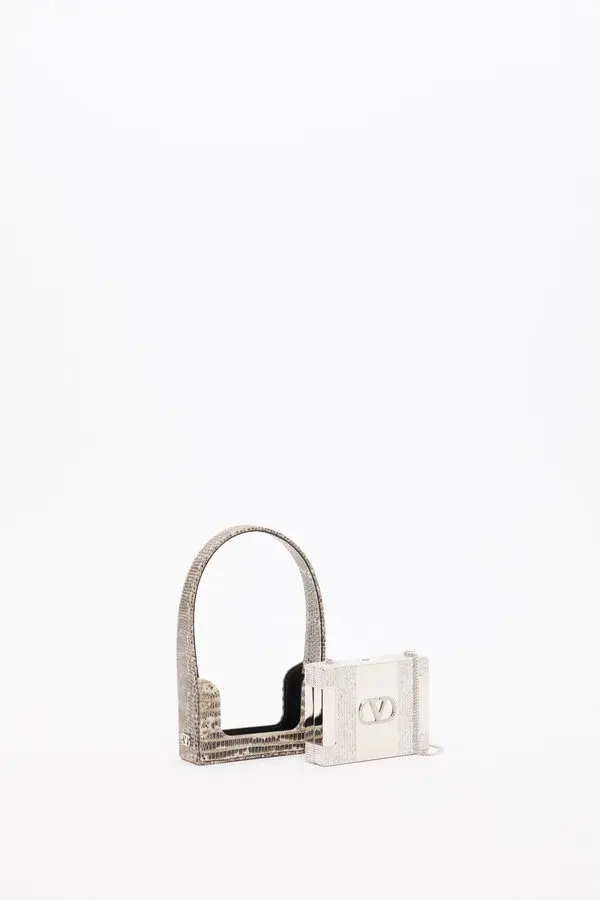 Valentino Garavani Logo Shoulder Bag - White