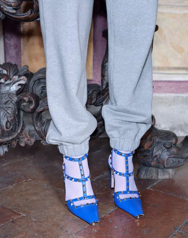 Valentino Garavani Rockstud Kidskin Pumps 100mm