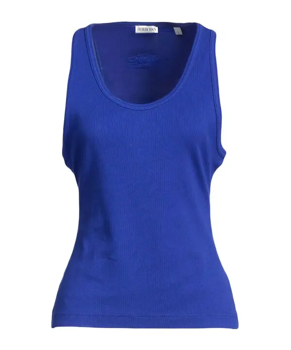 Burberry Sleeveless Round-neck T-shirt - Blue