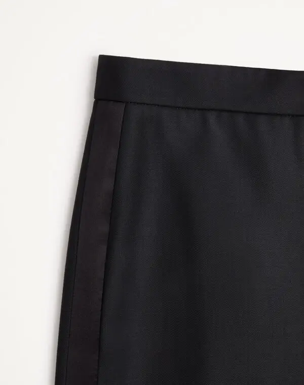 Valentino Garavani Soft Sheen Wool Trousers