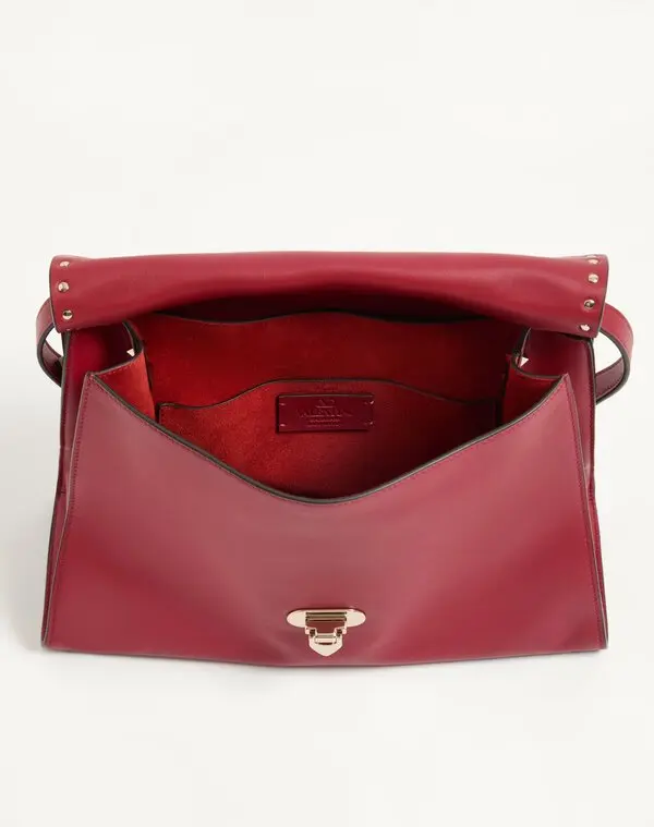 Valentino Garavani Rockstud Maxxing Medium Shoulder Bag - Red