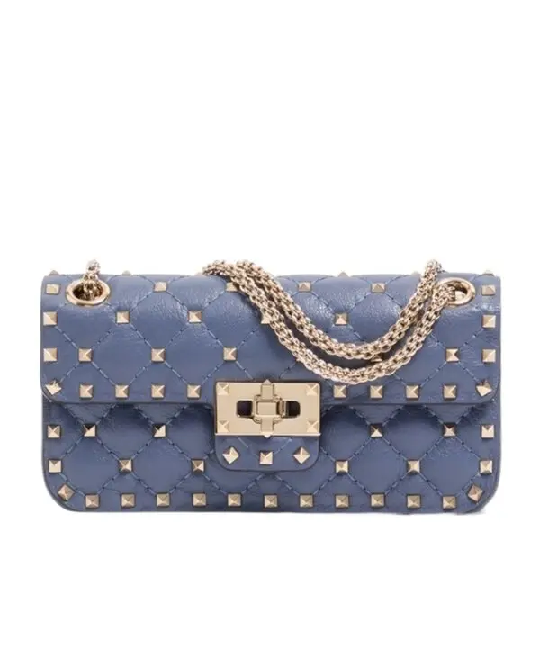 Valentino Garavani Rockstud Spike Small Shoulder Bag In Kidskin