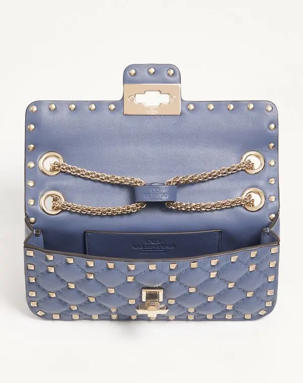 Valentino Garavani Rockstud Spike Small Shoulder Bag In Kidskin