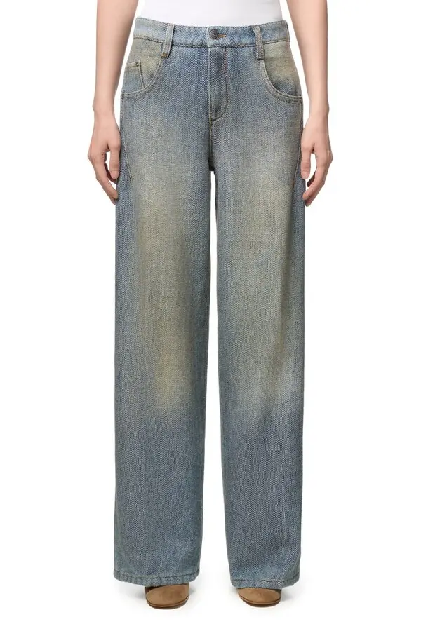Ermanno Scervino Wide-leg Denim Trousers