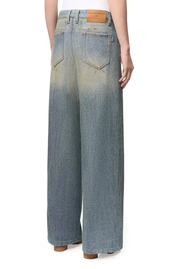 Ermanno Scervino Wide-leg Denim Trousers
