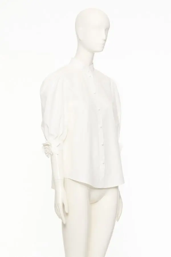 Valentino Garavani Embroidered Poplin Shirt