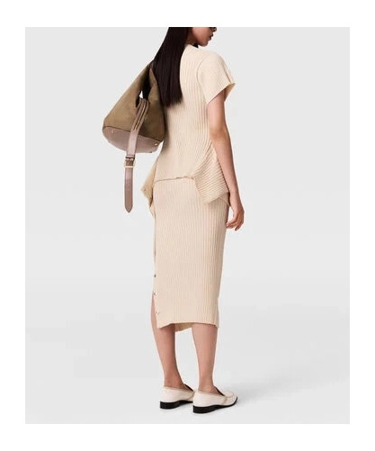 Stella McCartney Ribbed-knit Peplum Top