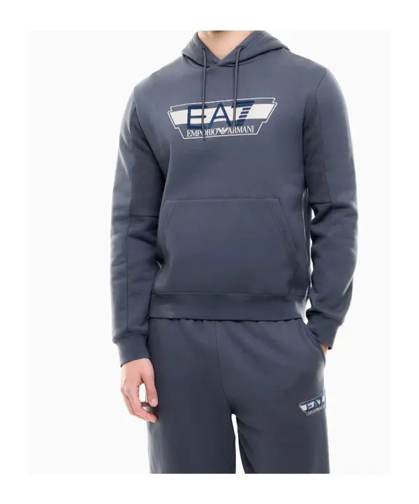 Emporio Armani Hoodie Visibility Regular Fit Cotton Blend With Logo