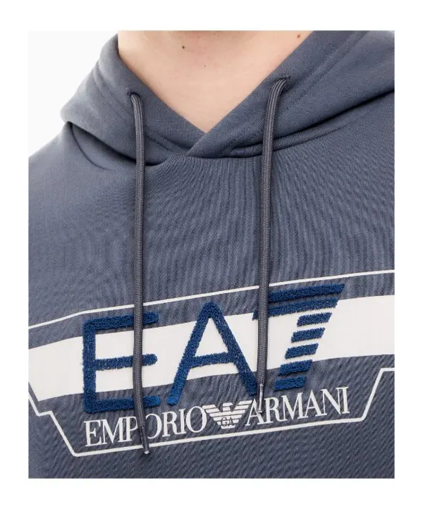 Emporio Armani Hoodie Visibility Regular Fit Cotton Blend With Logo