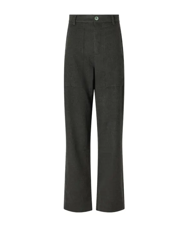 GOD'S TRUE CASHMERE Brushed Cashmere Wide-leg Pants