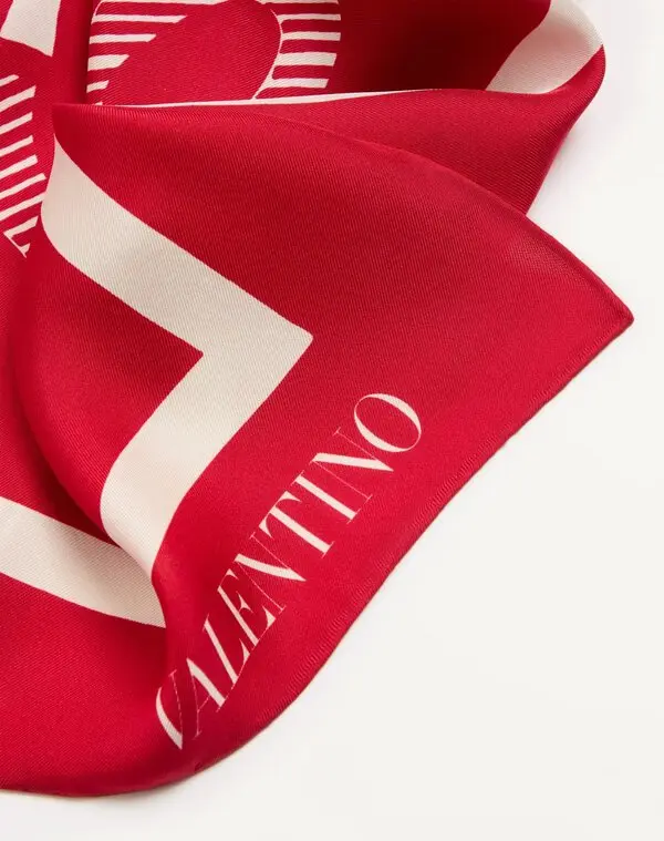 Valentino Garavani Le Fou De L'archive Silk Scarf