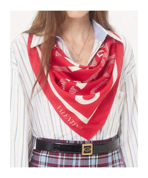 Valentino Garavani Le Fou De L'archive Silk Scarf