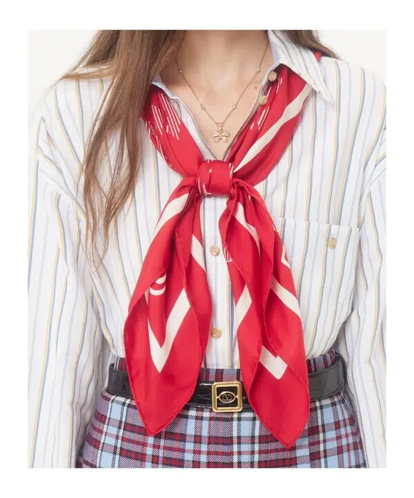Valentino Garavani Le Fou De L'archive Silk Scarf